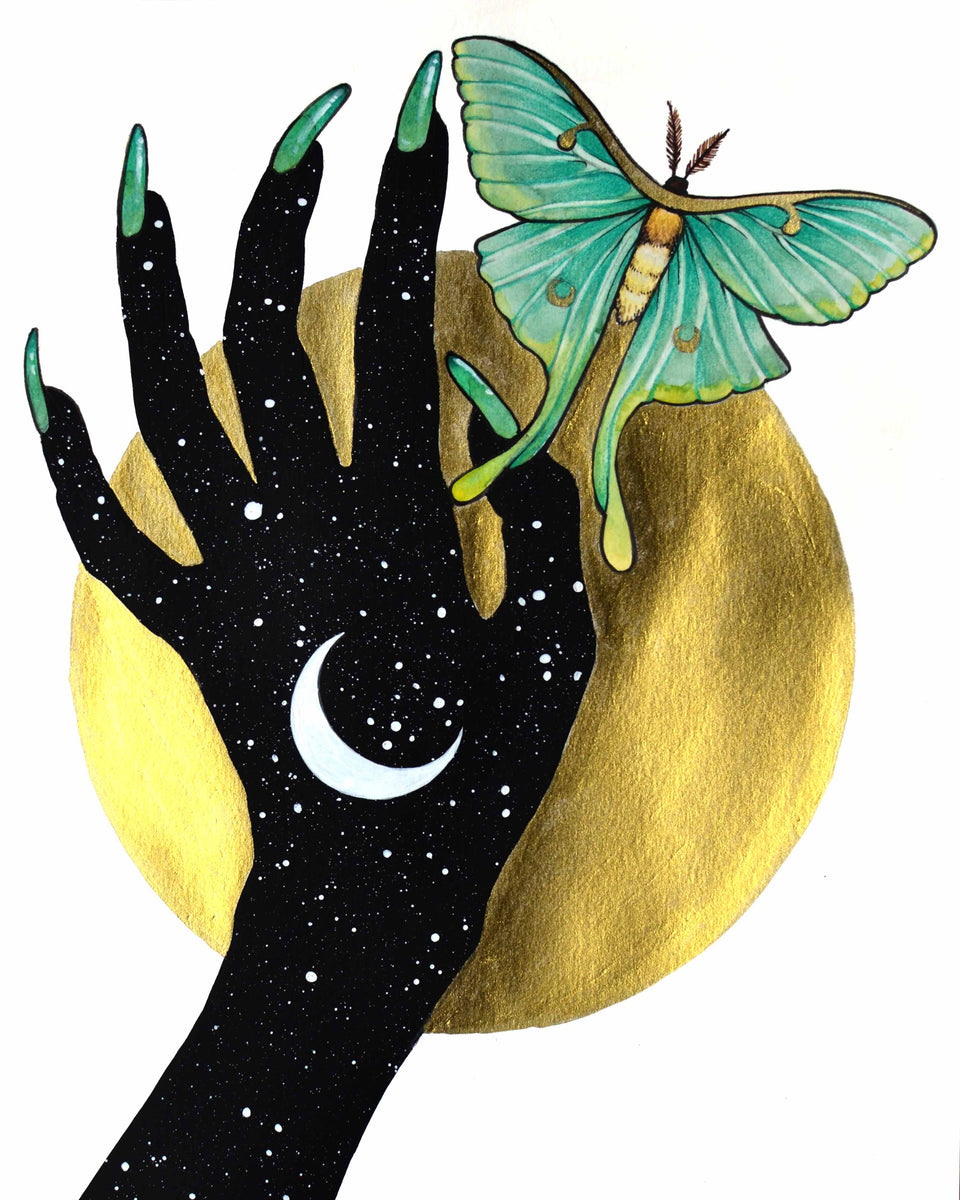 Moth Hand – madalendixonart